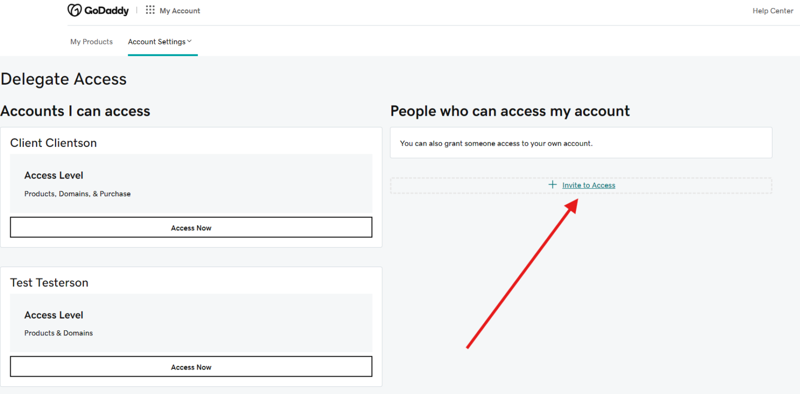 How to Give Your Developer Access to Your GoDaddy Account - Mission Bay Media Mission Bay Media